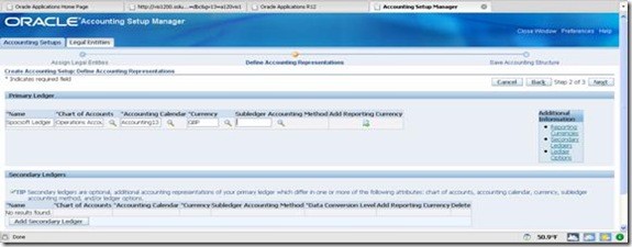 Oracle Applications: How to configure GL in R12
